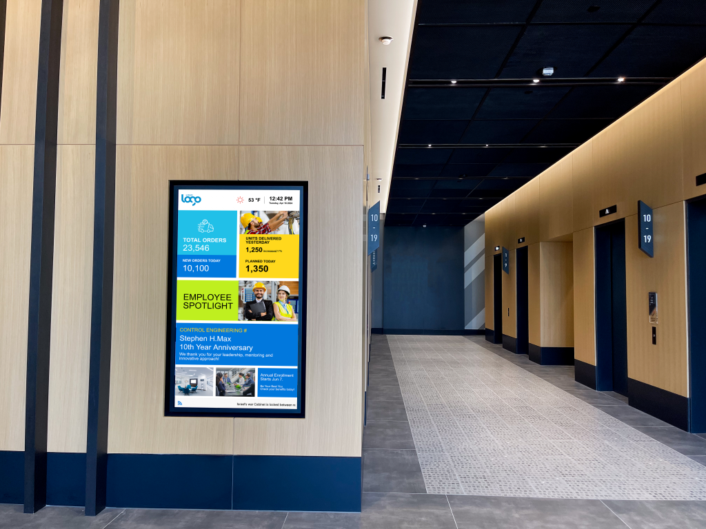 Manufacturing - Digital Signage & Wayfinding Software | 22Miles