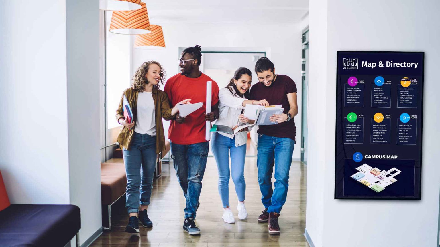 Digital Signage and Wayfinding for Universities and Colleges