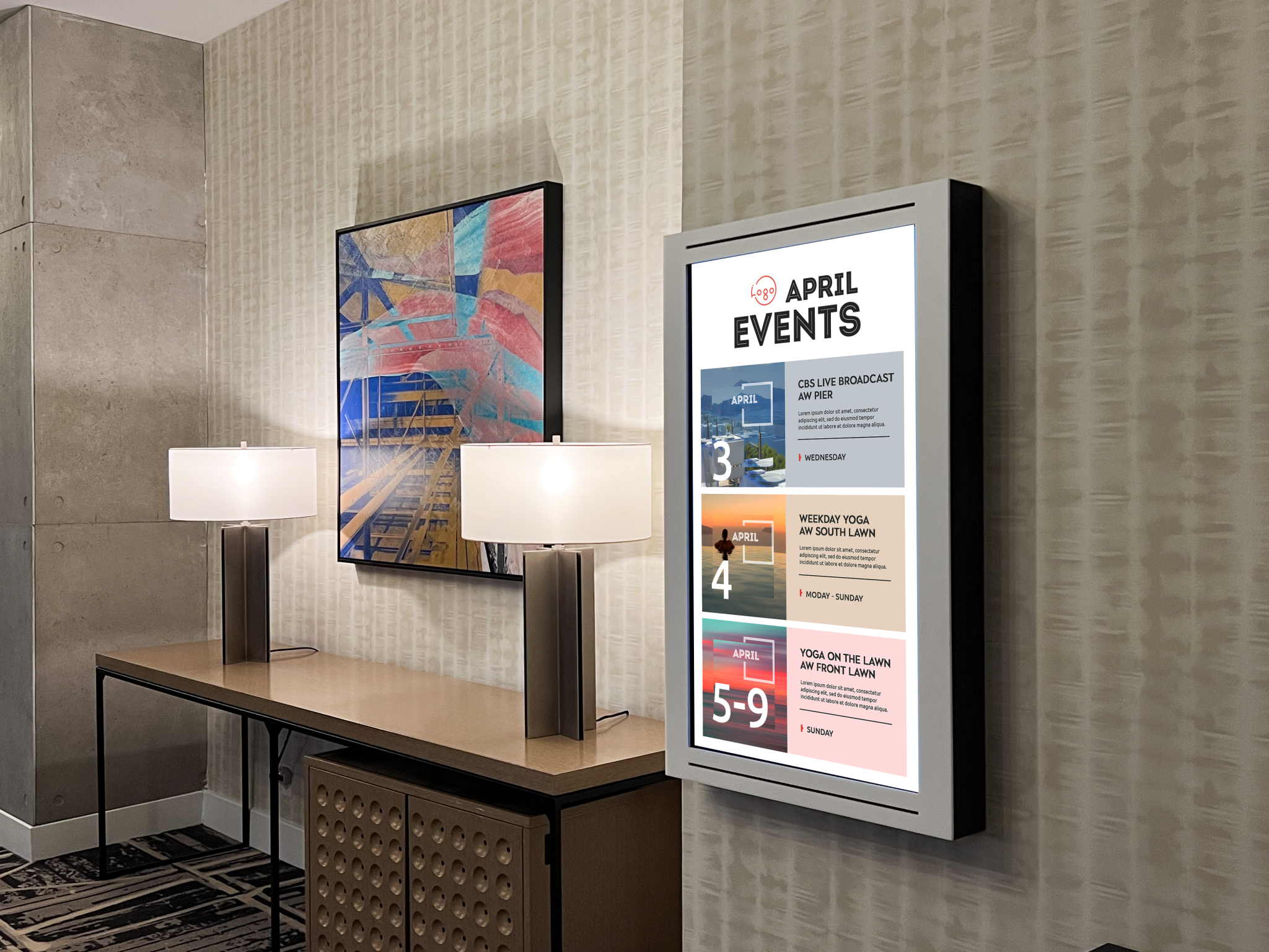 Hotel and Hospitality Digital Signage & Wayfinding Software | 22Miles
