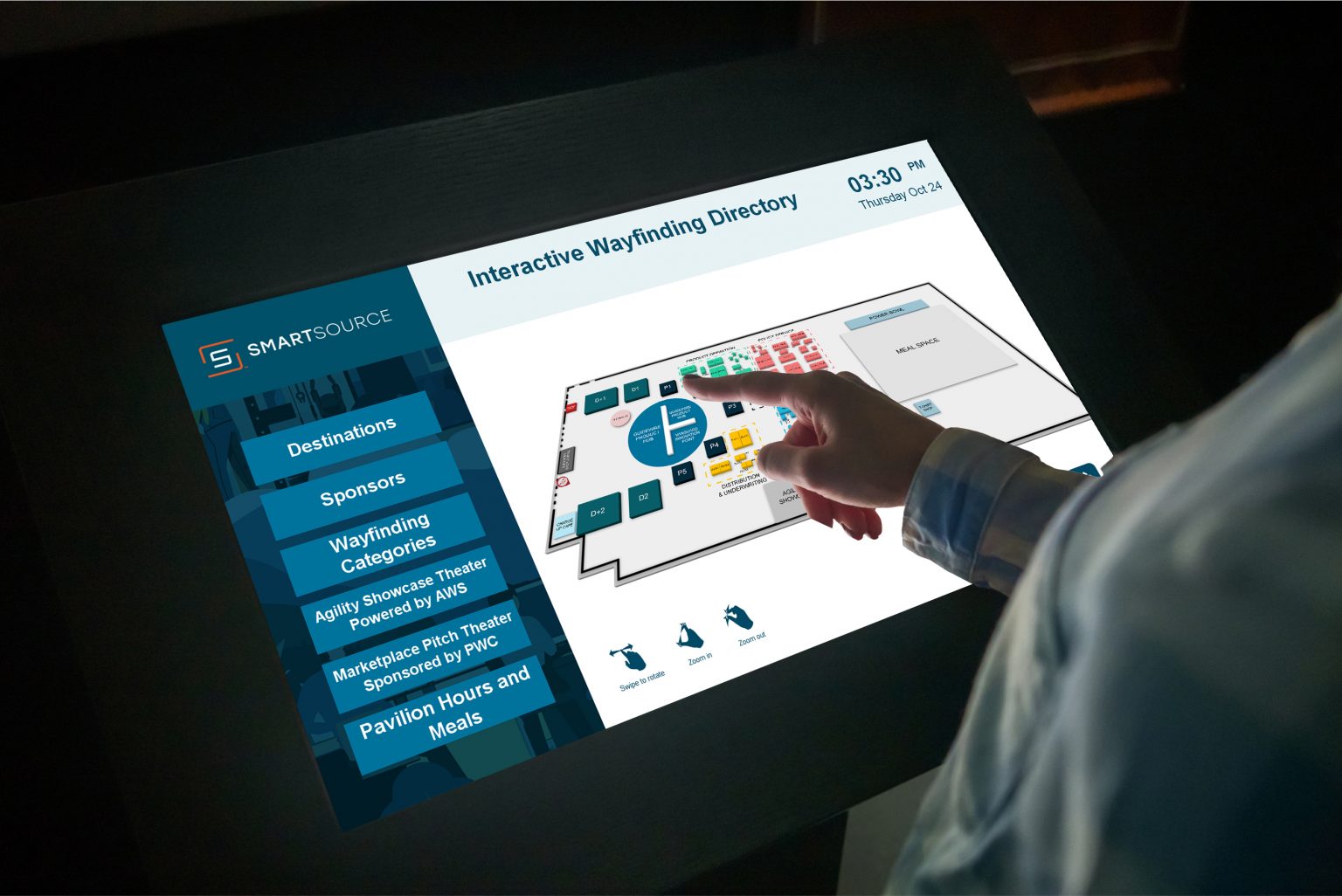Digital Signage & Wayfinding for Convention Centers | Case Study | 22Miles