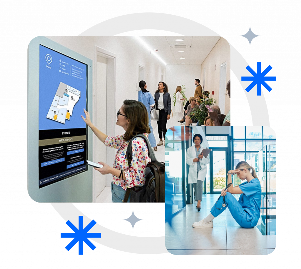 Healthcare Digital Signage & Wayfinding Software | 22Miles