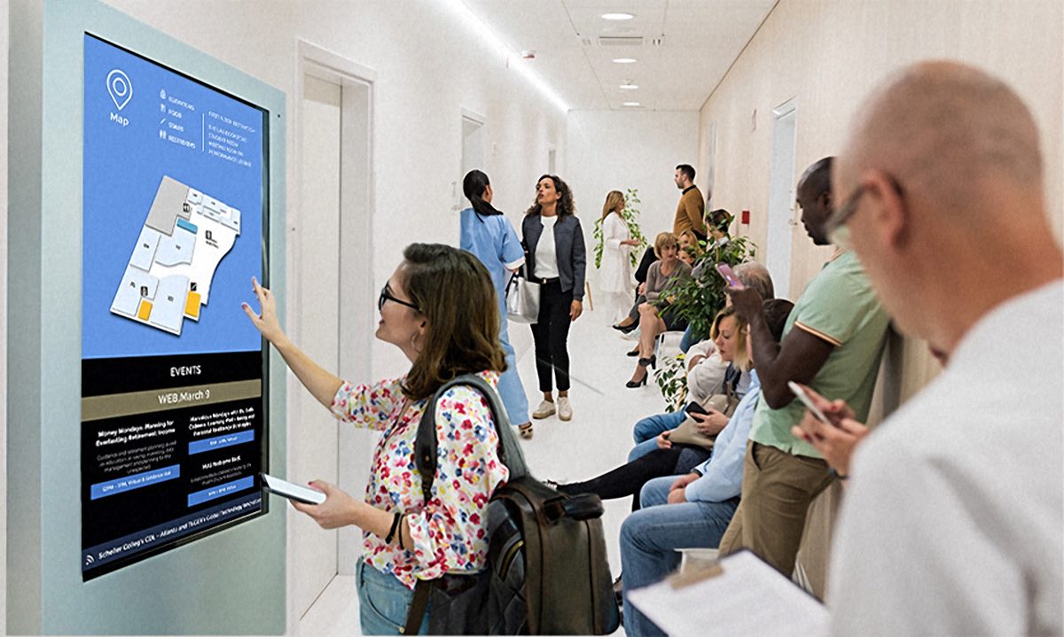 Healthcare Digital Signage & Wayfinding Software | 22Miles